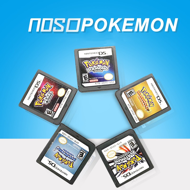 Nintendo DS 3DS NDSi NDS Lite Game Cards DS Pokemon | Shopee Singapore