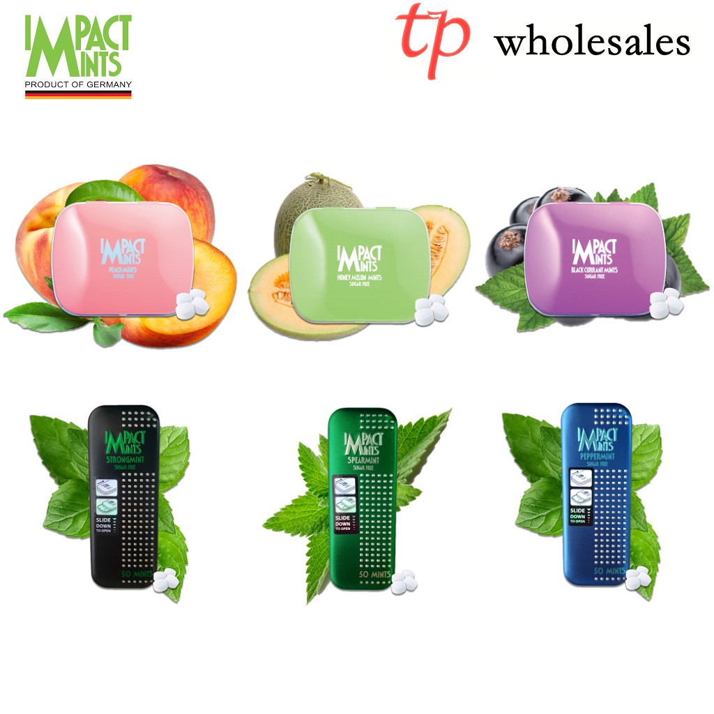 IMPACT MINTS SUGAR FREE CANDY (70S/50S) | Shopee Singapore