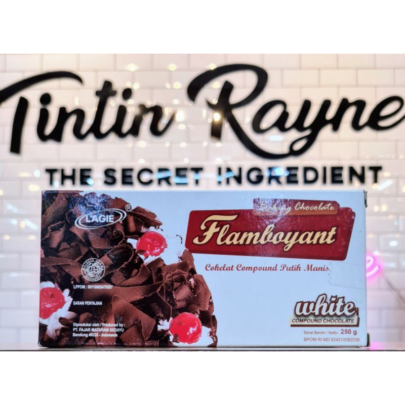 Lagie Flamboyant White Compound Chocolate 250gr Baking Chocolate Sweet ...
