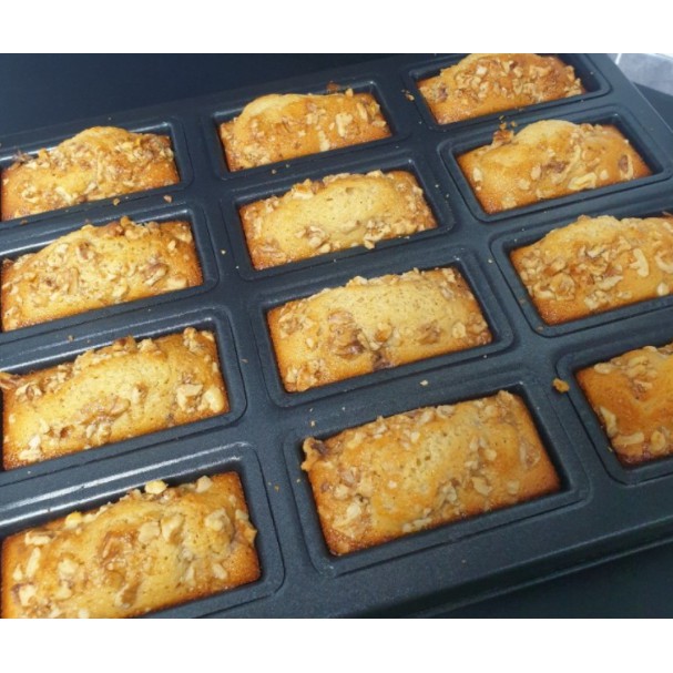 [JND] From seoul, made in korea 12 Cup Non-Stick Rectangular Financier ...