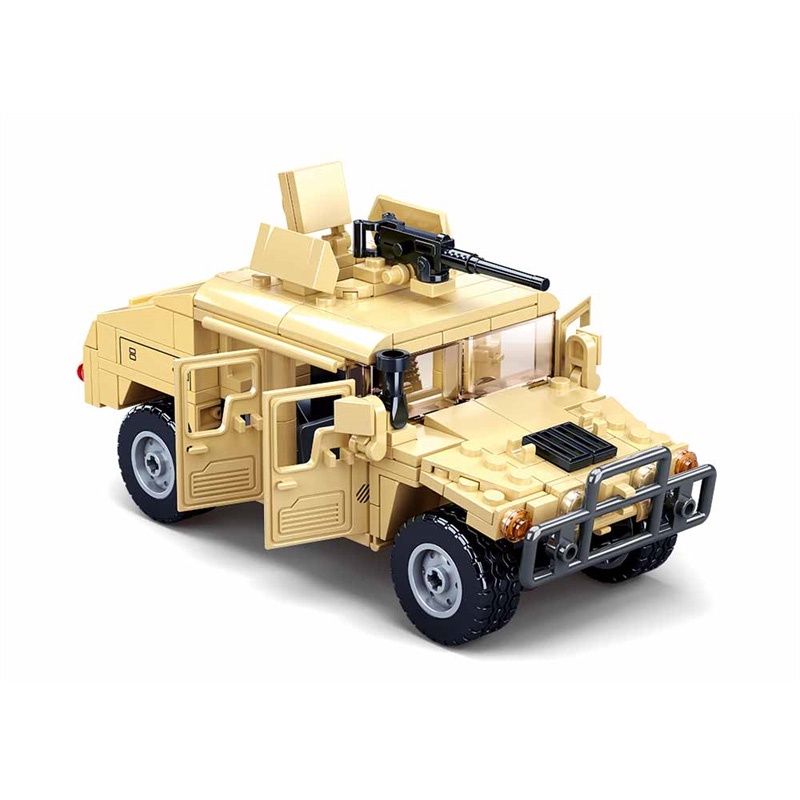 Sluban Building Block Toys Army Model Hummer H2 Military Series 265PCS ...