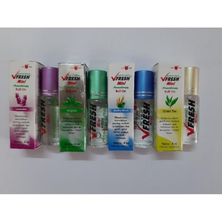 Vfresh Indonesia herbal essential oil roller 4ml (random delivery ...