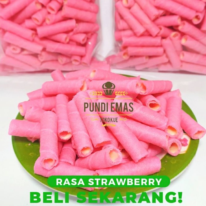 Astor Wafer Sticks Kilo Strawberry Flavor / Light Snacks / Kiloan Eid ...
