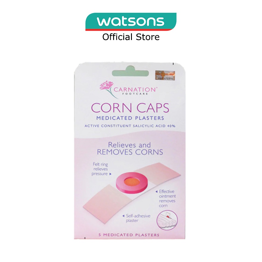 CARNATION Corn Cap Plaster 5S | Shopee Singapore