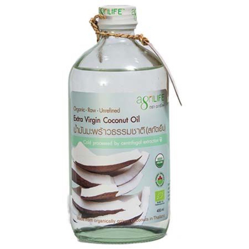 AGRILIFE ORGANIC EXTRA VIRGIN COCONUT OIL 450ML | Shopee Singapore
