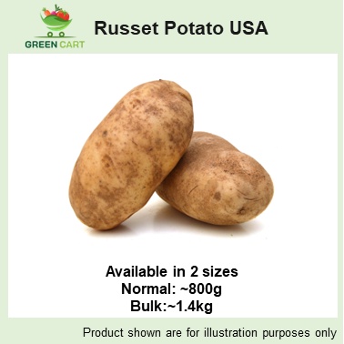 [Greencartsg] Fresh Vegetables – Russet Potato USA | Shopee Singapore