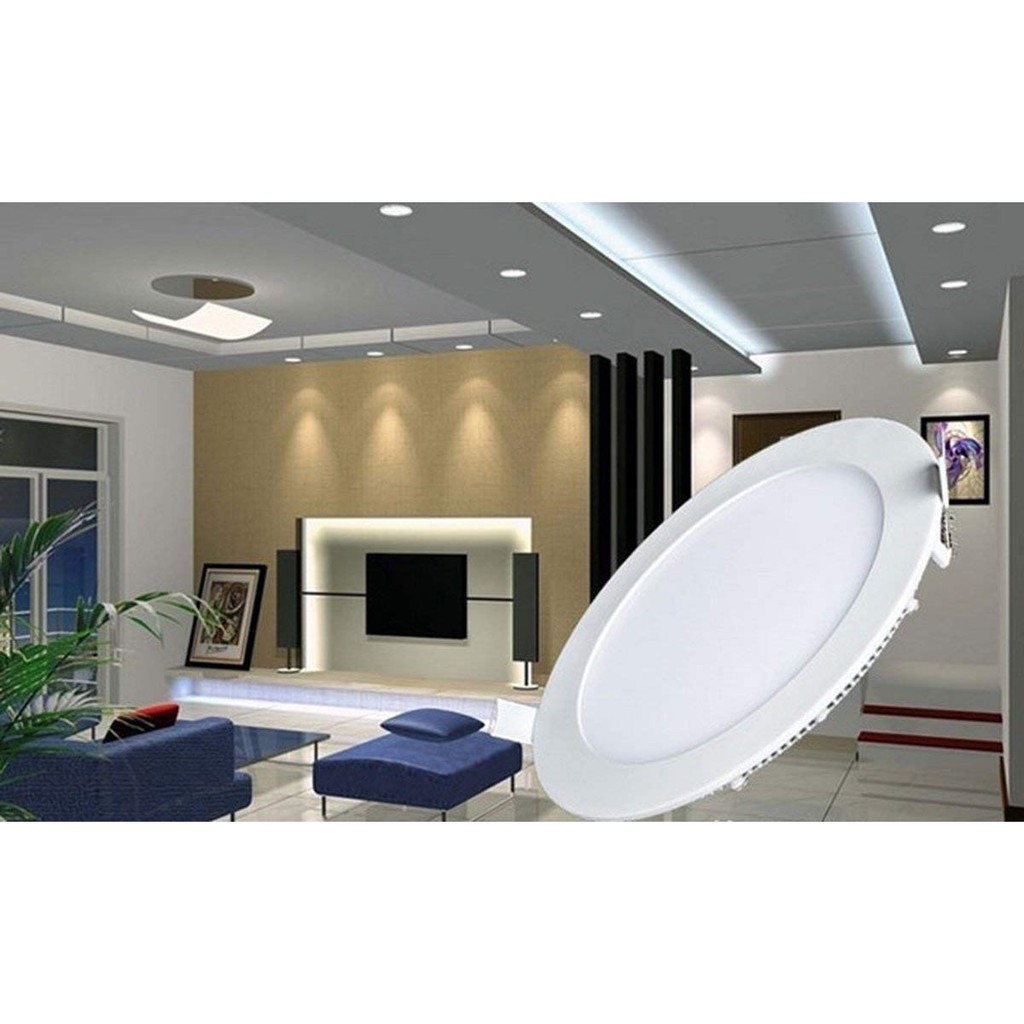 Lampu Syiling 4inch 15W LED Downlight LED Panel Light Slim Panel Putih ...