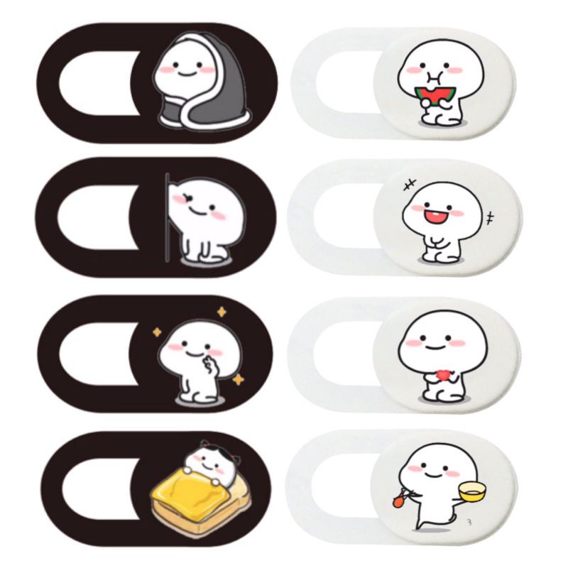 Cute Camera Cover Sticker Webcam Cover Camera Laptop Hp Macbook iPad ...