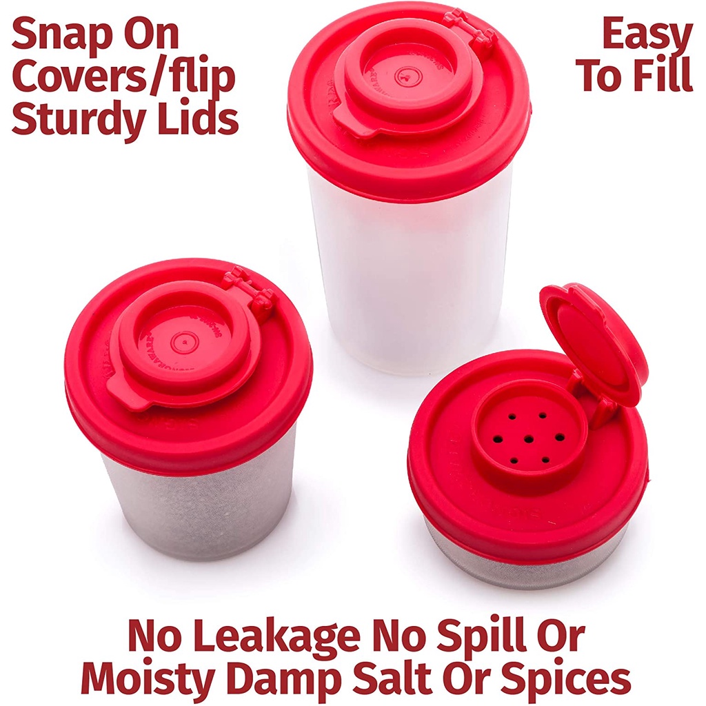 New Plastic Seasoning Jar / Reusable Spice Bottles With Lid ...