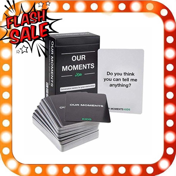 OUR MOMENTS Kids: 100 Thought Provoking Conversation Starters for Great ...