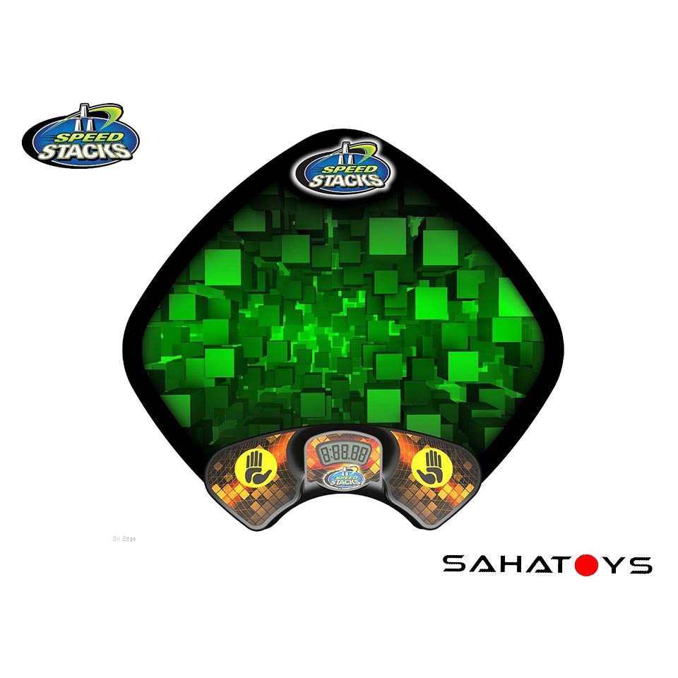 Speed Stacks Gx Edge Timer + Small Mini Size Playmat Easy To Carry ...