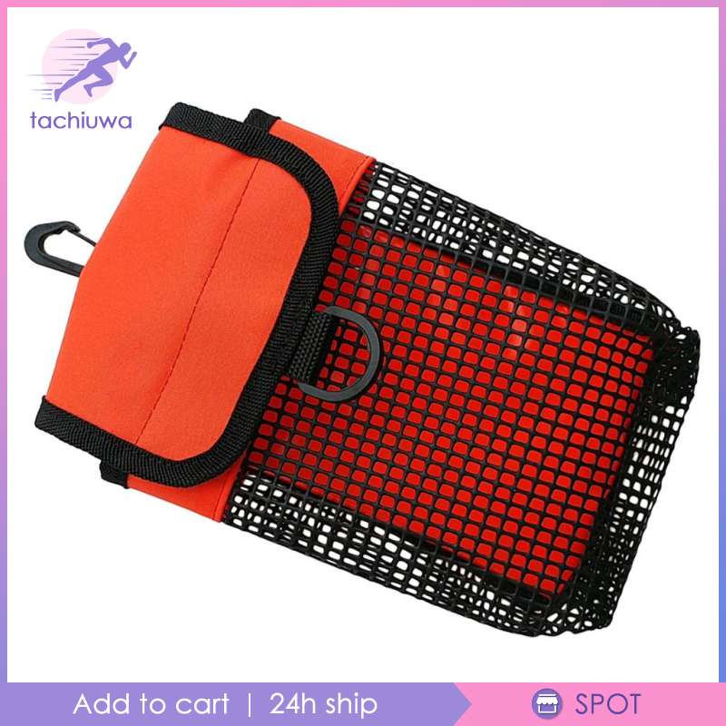 Diving Dive SMB Reel Marker Buoy Float Mesh Carrier & Clip - Various ...
