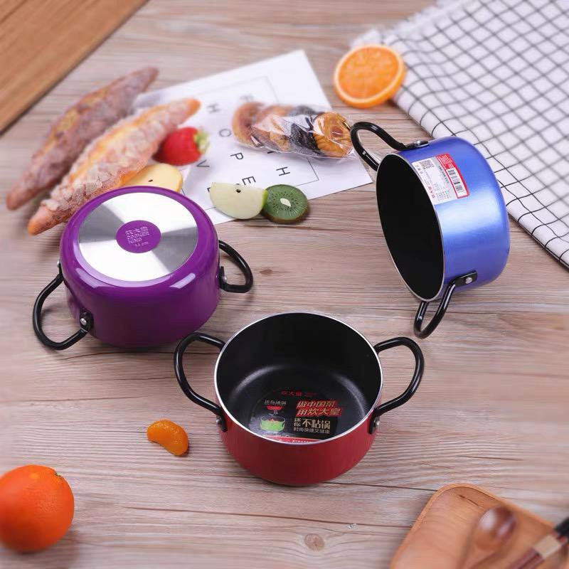 COOKER KING 14cm Double Handle Non-Stick Soup Pot / Mini Milk Pot ...