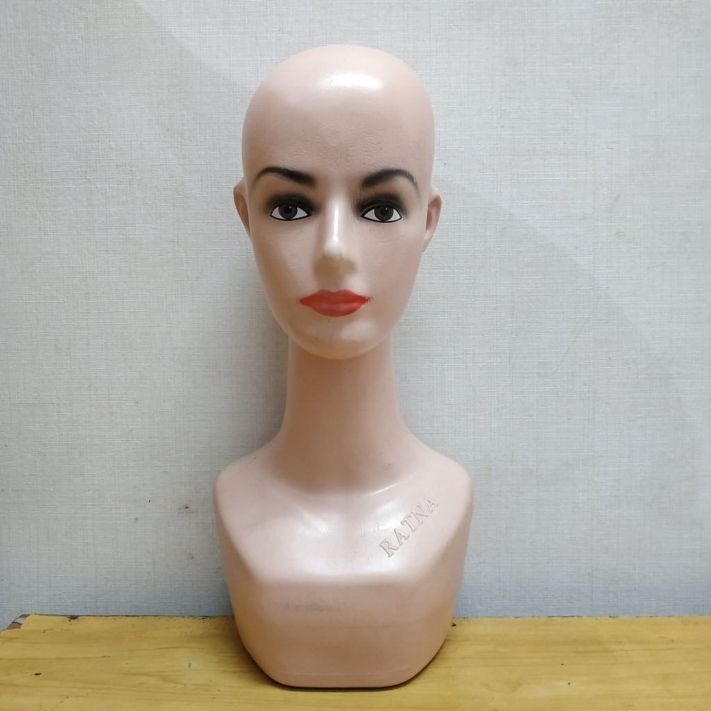 Adult Mannequin Head / Make Up Statue for Hijab Display / Fake Hair ...