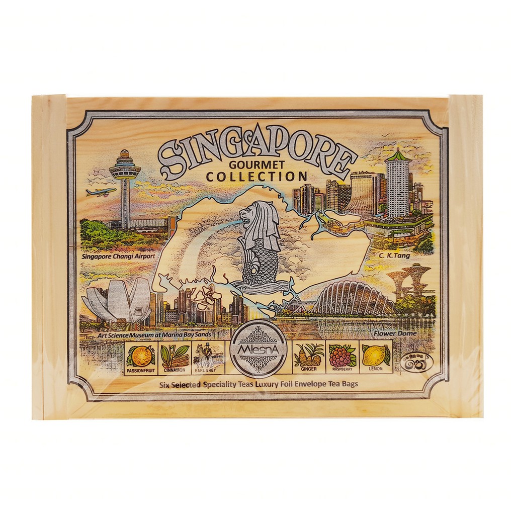 Mlesna Tea Singapore Map Gourmet Collection | Shopee Singapore
