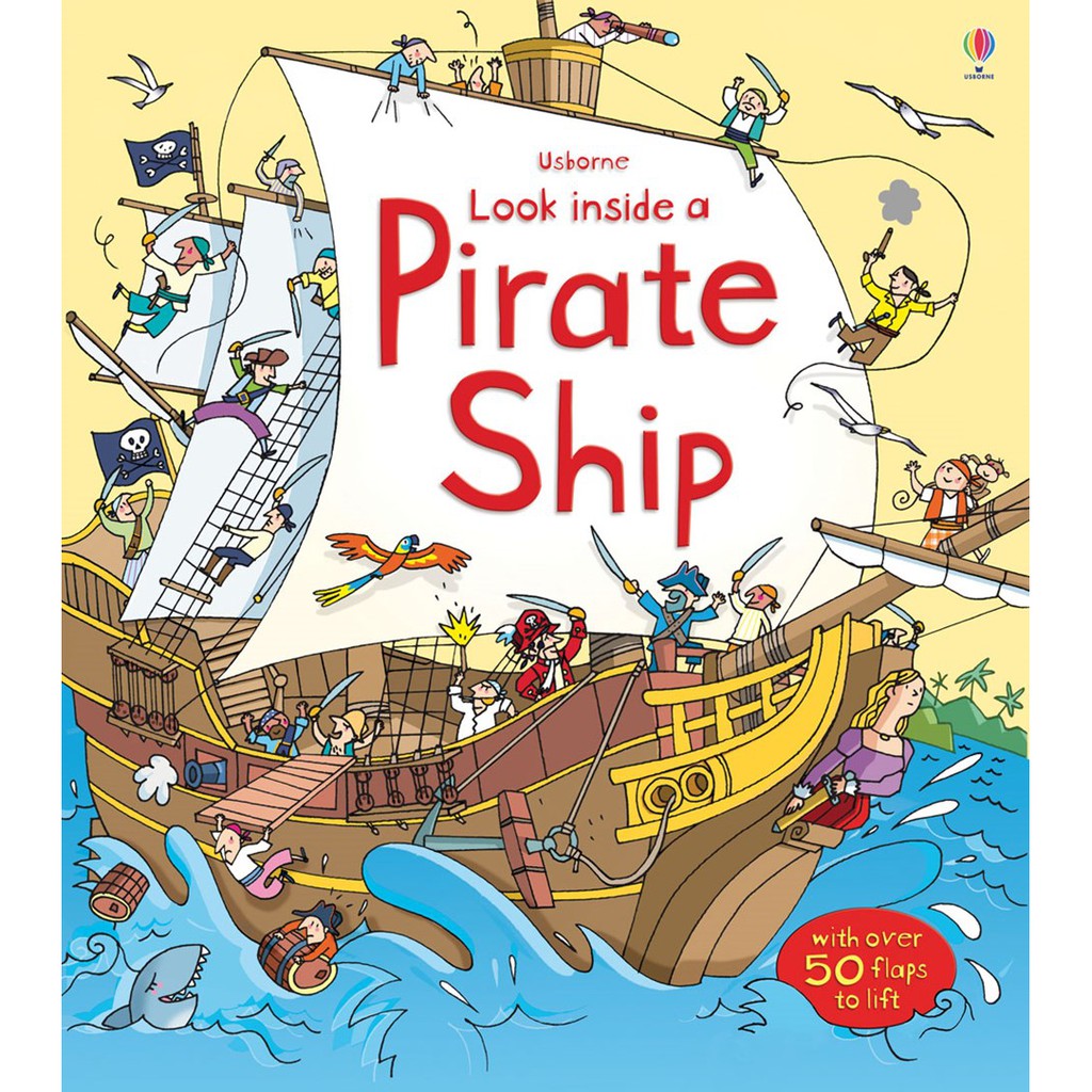 Usborne Look inside a Pirate Ship | Shopee Singapore