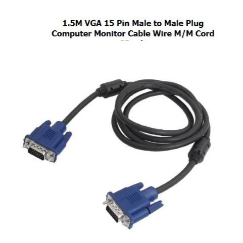 Multi Cables1.5M VGA Cable/3in1 Fast Charge/DVI to VGA/HDMI to VGA/3in1 ...