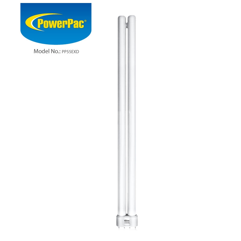 PowerPac Bulb Energy Saving 55W 2G11base Daylight – Extra Bright ...