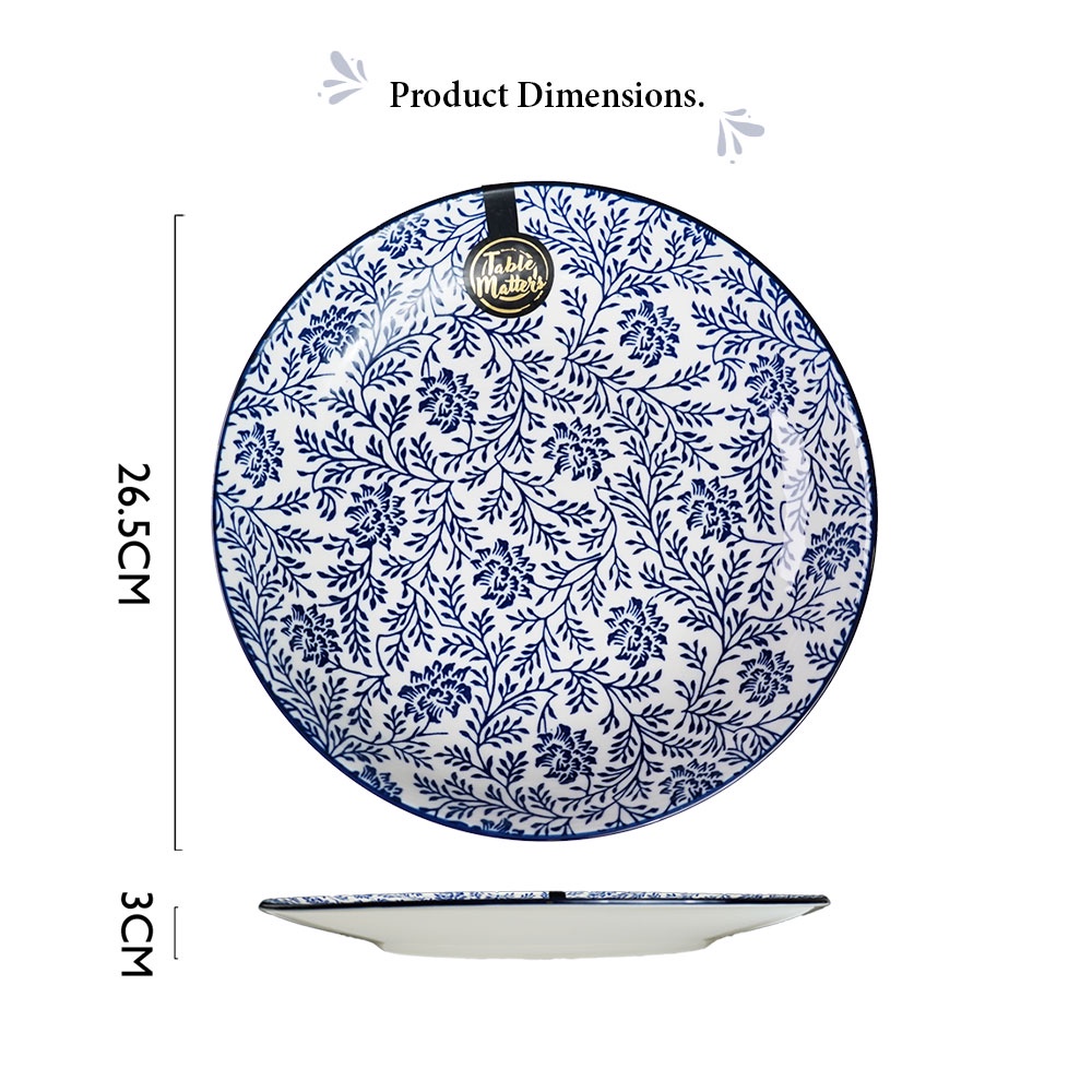 Table Matters - Floral Blue Collection [Plates | Bowls | Saucer ...
