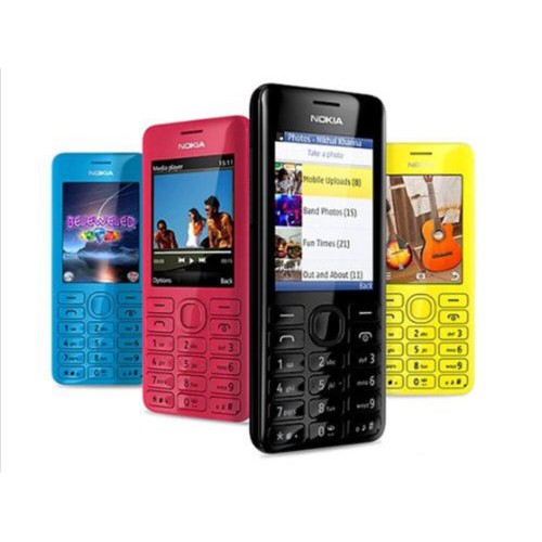 Nokia 206 Dual SIM Classic Mobile Phone Original Full Set | Shopee ...
