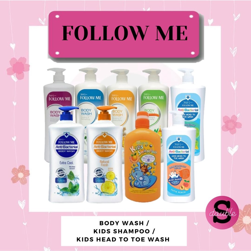 Follow me Anti-Bacterial/kids head to toe Body Wash | Shopee Singapore