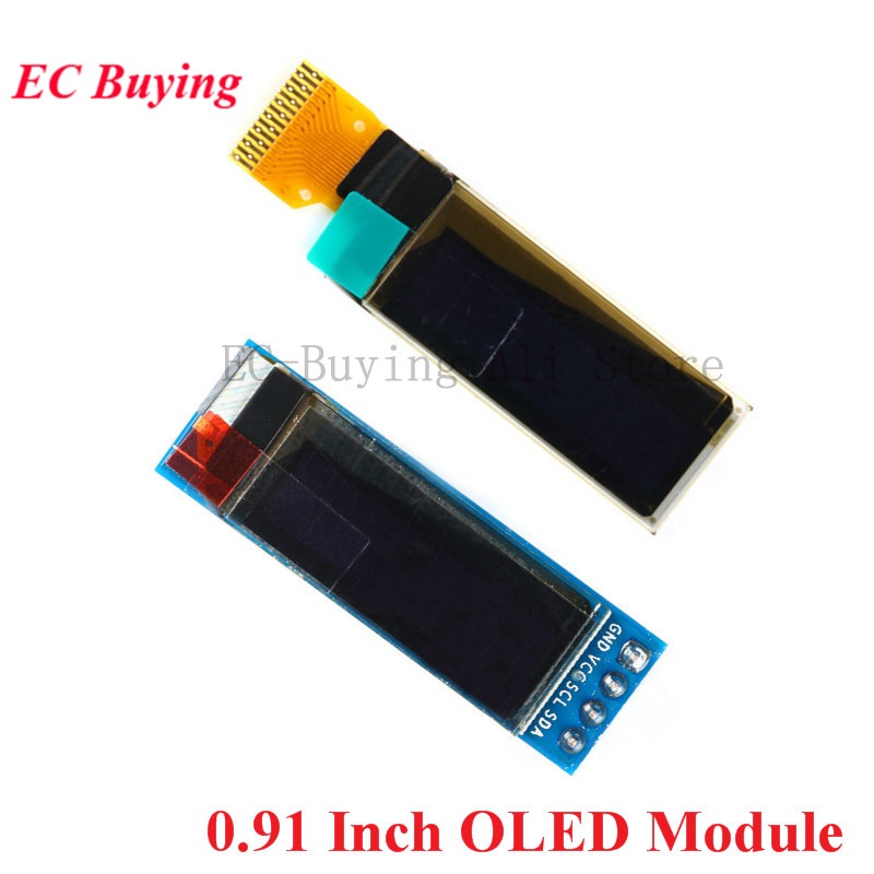 0.91" 0.91 Inch OLED Display Module White/Blue OLED 128*32 LCD Bare ...
