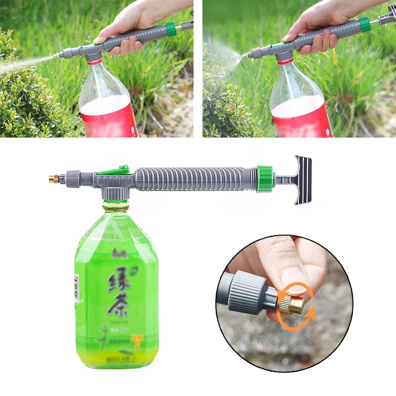 Manual High Pressure Air Pump Sprayer Adjustable Drink Bottle Spray ...