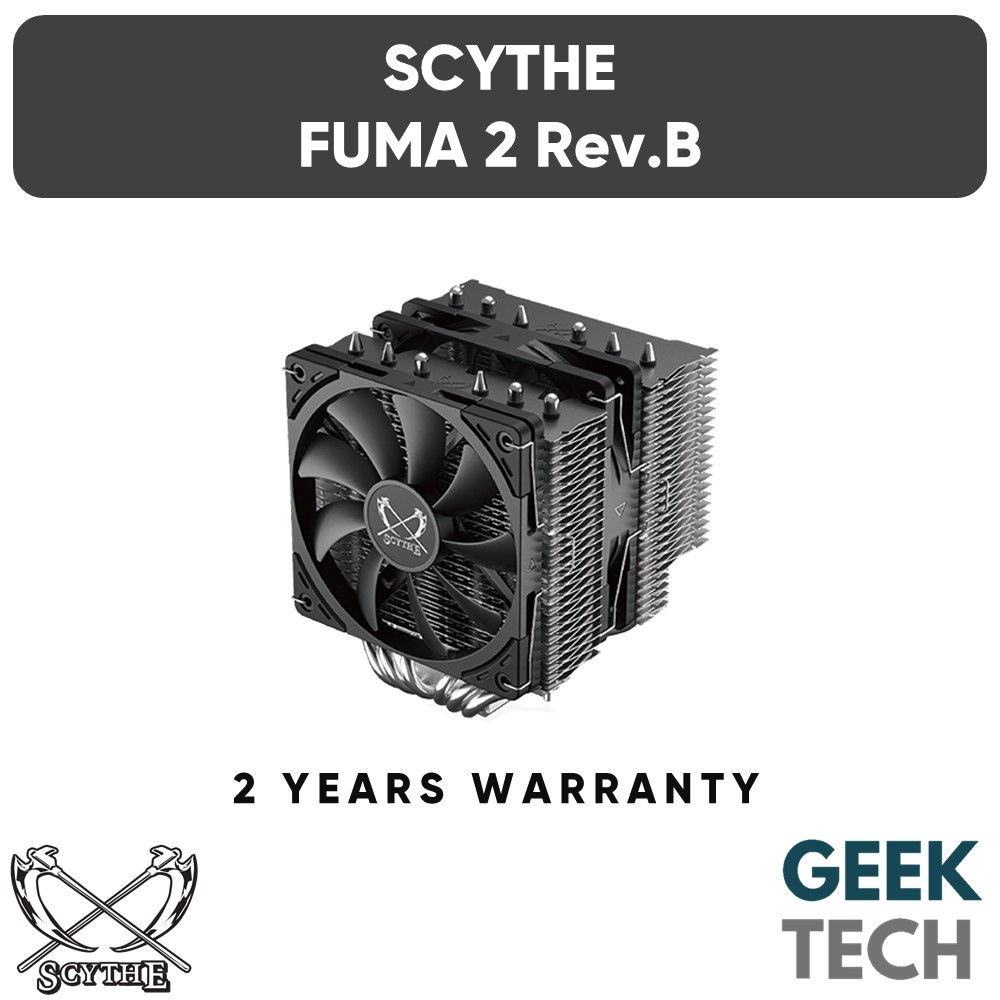 SCYTHE Fuma 2 Rev.B CPU Air Cooler - Compatible with 12th Gen Intel ...