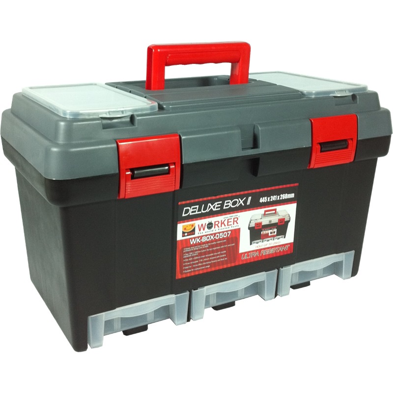 WORKER PVC DELUXE TOOL BOX WK0507 | Shopee Singapore