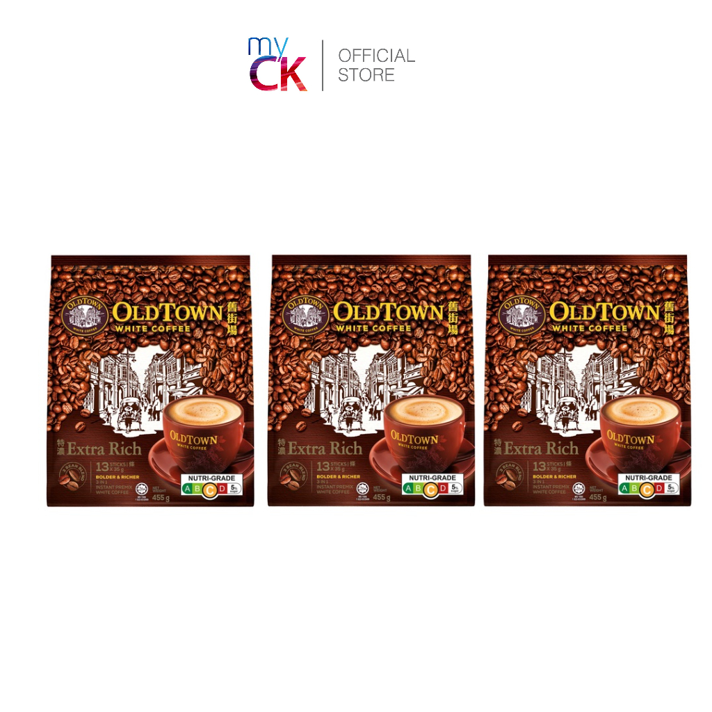 (Bundle of 3) OldTown Extra Rich 3 in 1 White Coffee 13's x 35 g ...