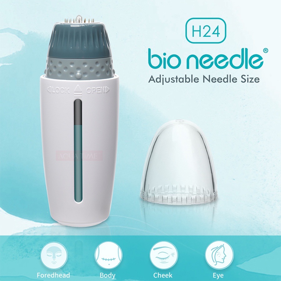 Bio Needle H24 Pins Adjustable Length Titanium Microneedling Hyaluronic ...