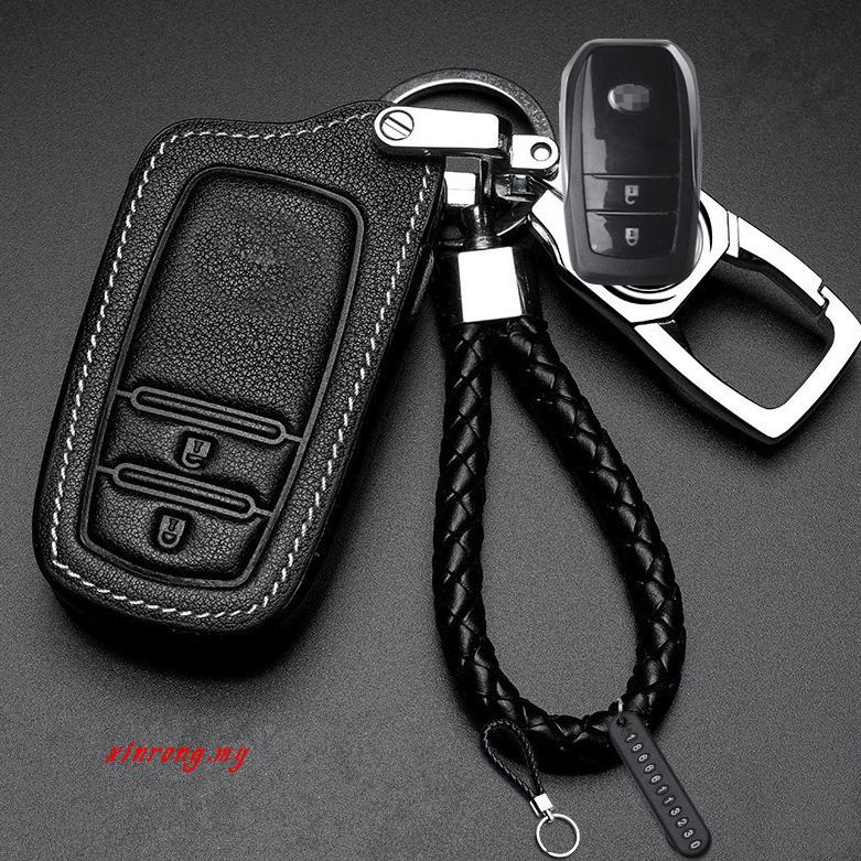 Car Toyota Altis Camry Harrier Smart Key Leather Key Case | Shopee ...