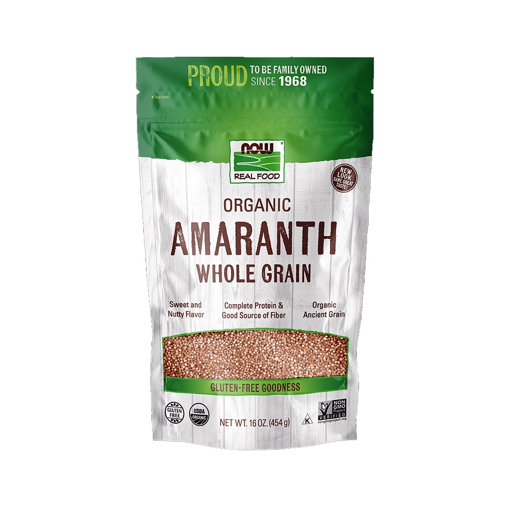 Now Foods Organic Amaranth Whole Grain Source Of Protein And Fiber