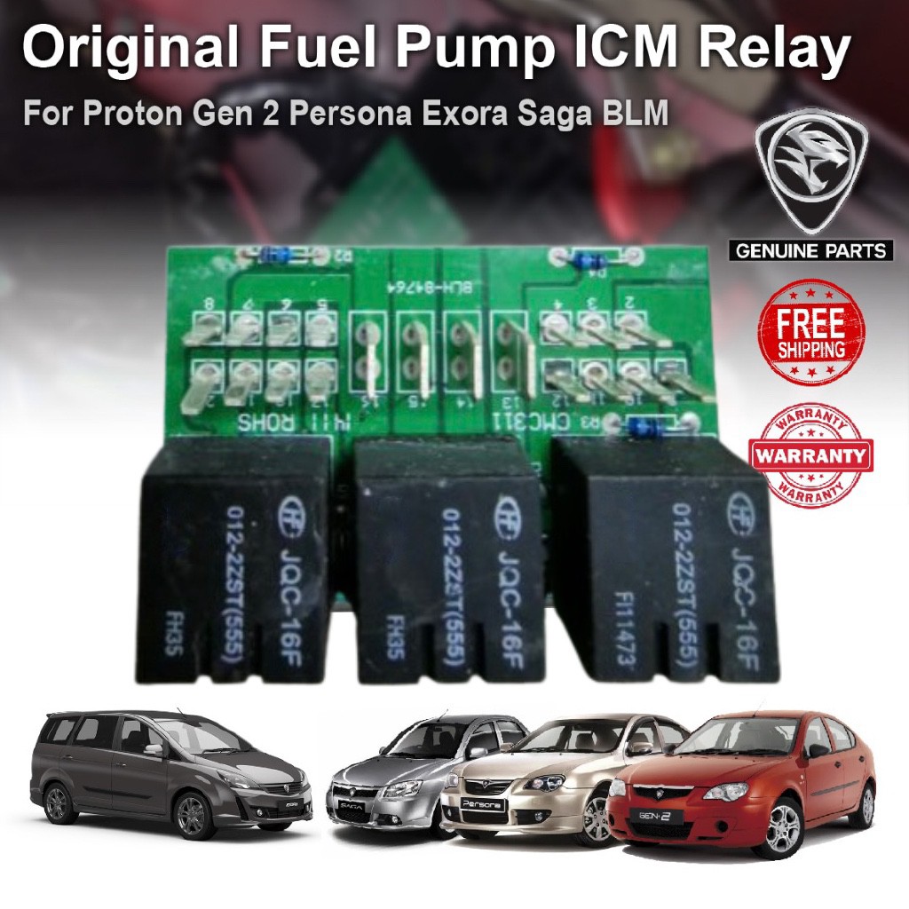 MITSUBISHI RELAY (NEW) FUEL PUMP ICM - BLM EXORA GEN2 PERSONA PROTON ...