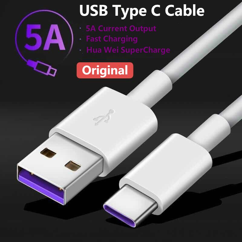 5A Fast Charging Type C USB-C Sync Charger Cable For Android Huawei ...