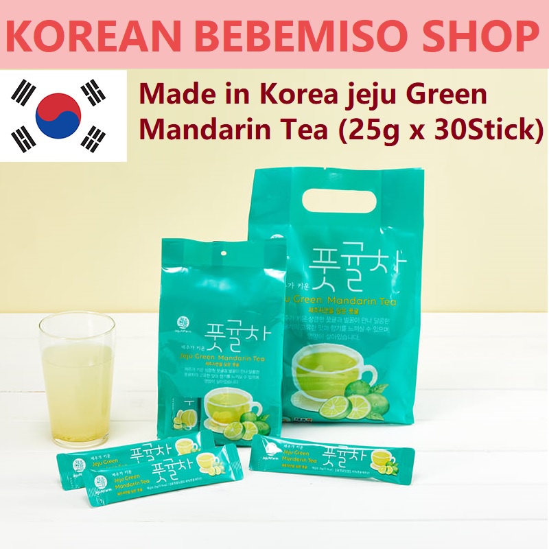Made in Korea jeju Green Mandarin Tea (25g x 30Stick) | Shopee Singapore