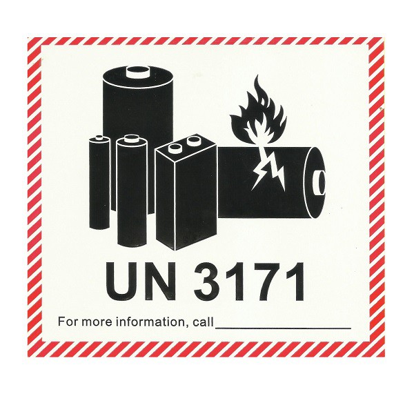 [SG] [100 Pieces] UN3171 IATA DG Hazard Label (12x11cm) | Shopee Singapore