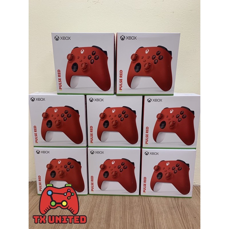 Xbox Series X/S Wireless and Bluetooth Controller (PULSE RED / CARBON ...