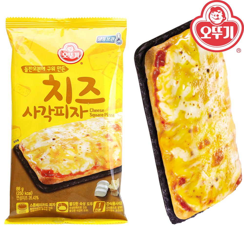 [Ottogi] CHEEZE SQUARE PIZZA 88g 오뚜기 치즈사각피자 88g | Shopee Singapore