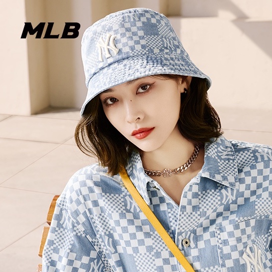 MLB NY Checkerboard New Generation Bucket Hat Brand. | Shopee Singapore