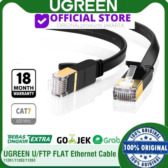 Ugreen Ethernet LAN Cable cat7 cat 7 internet utp round 5m 5meter ...