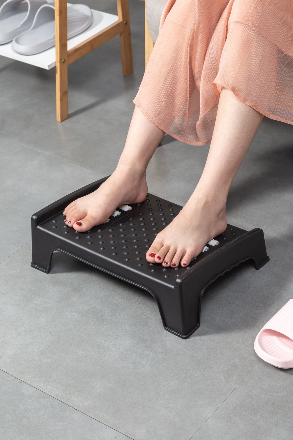 Art Living Foot Rest Stool Footrest with Massage Surface Under Desk ...