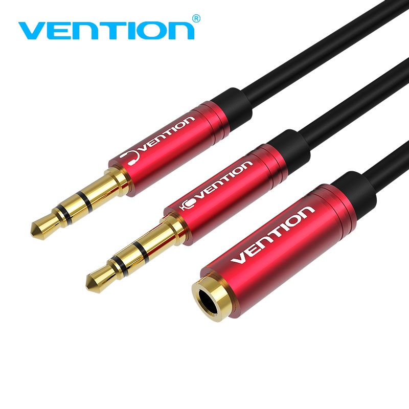Vention Splitter Headphone for Computer 3.5mm Female to 2 Male 3.5mm ...