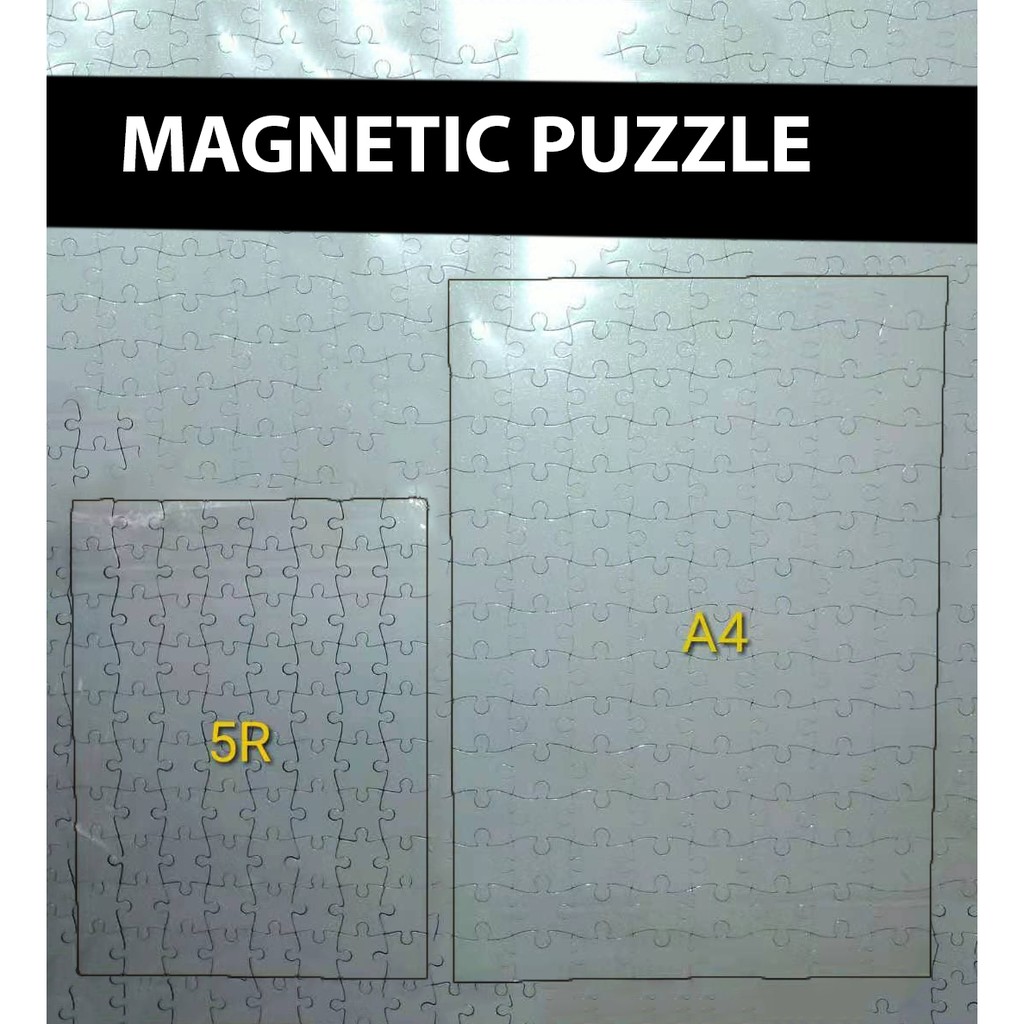 Printable Magnetic Puzzle (A4, 5R) | Shopee Singapore