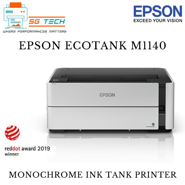 Epson EcoTank Monochrome M1140 Ink Tank Printer 1140 | Shopee Singapore