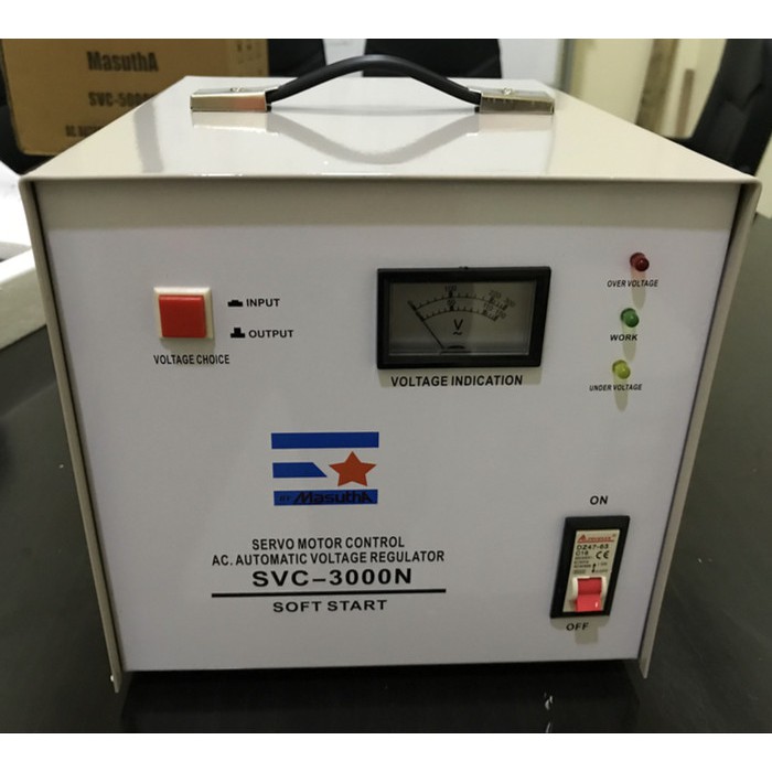 Masutha Electric Stabilizer 3000W - 3KVA Automatic Voltage Regulator | Shopee Singapore