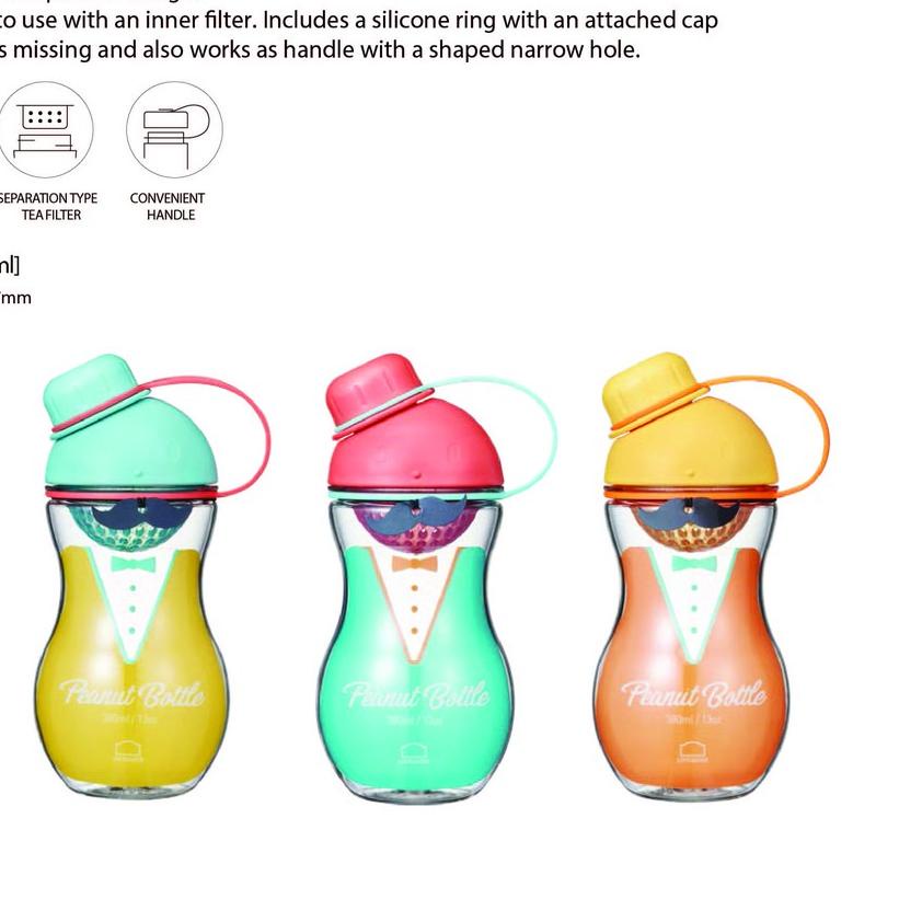 Locknlock - Exclusive 380ML Peanut Bisfree Drinking Water Bottle ...