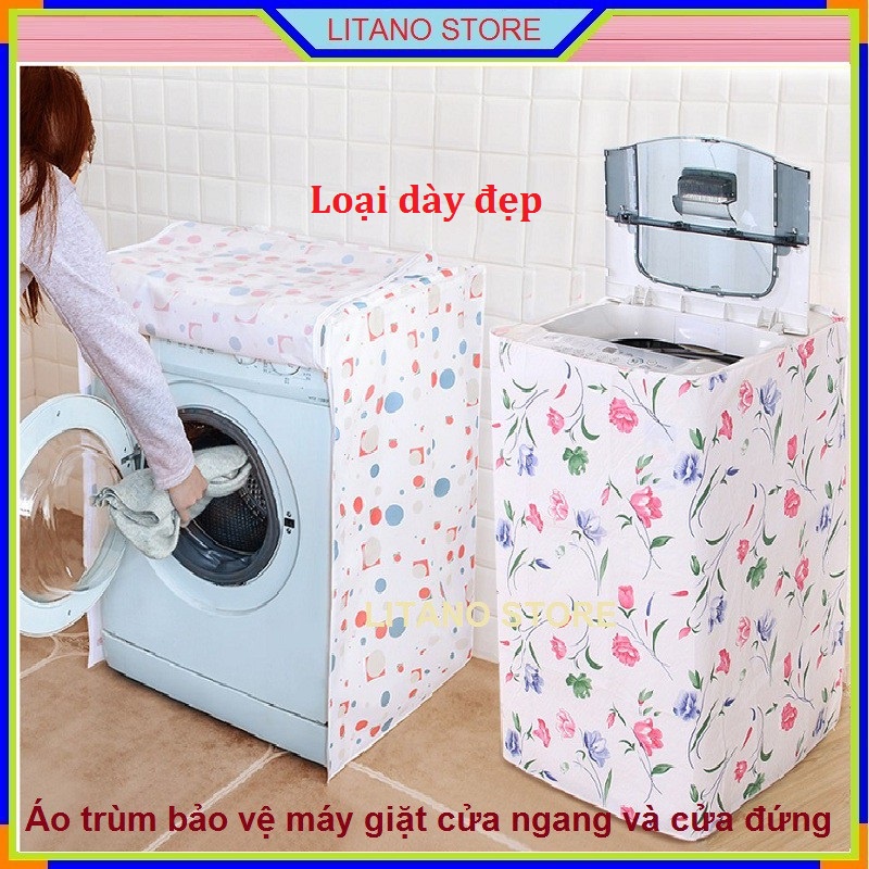 Front-load and Top-Load Washing Machine Cover Made of 2-Layer Thick ...