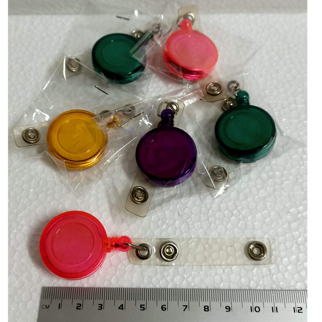 1PC (Min order: 5 Pcs) Retractable Reel Pull Key ID Card Badge Tag Clip ...