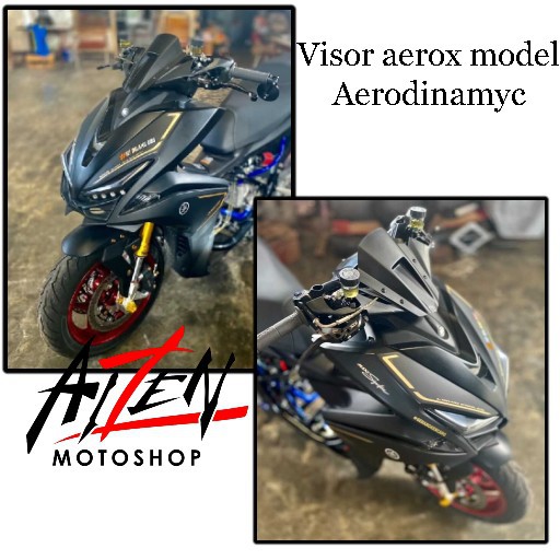Visor aerox 155 airflow model ORIGINAL aizen motoshop | Shopee Singapore
